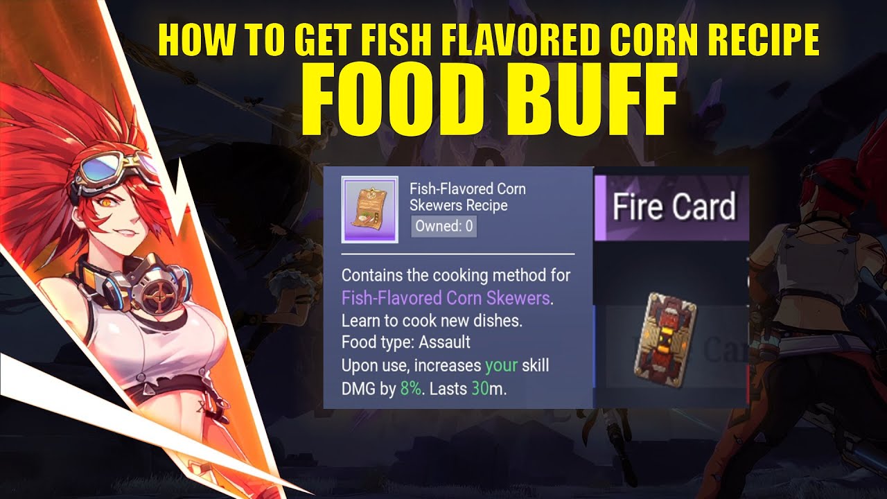 GET THIS INSANE FOOD BUFF || ++SKILL DAMAGE || FLAVORED CORN RECIPE ...