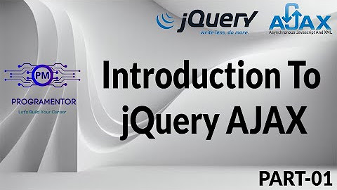jQuery AJAX Tutorials - YouTube