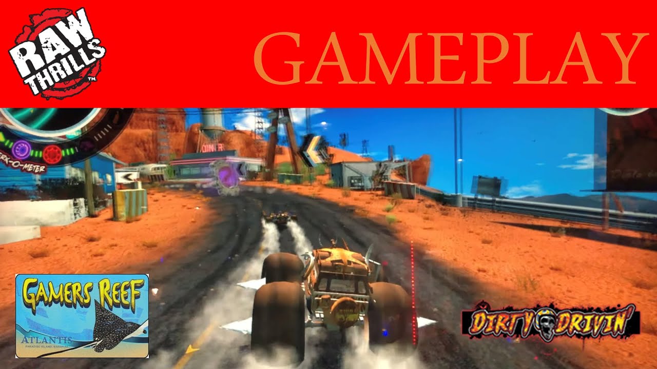 Dirty Drivin' - Gameplay - Thunder Mesa Flipped - 7th Place - 39,500 ...
