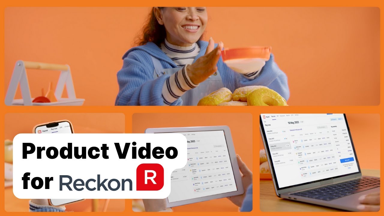 Product Explainer Video for Fintech | Reckon - Payroll App Product ...