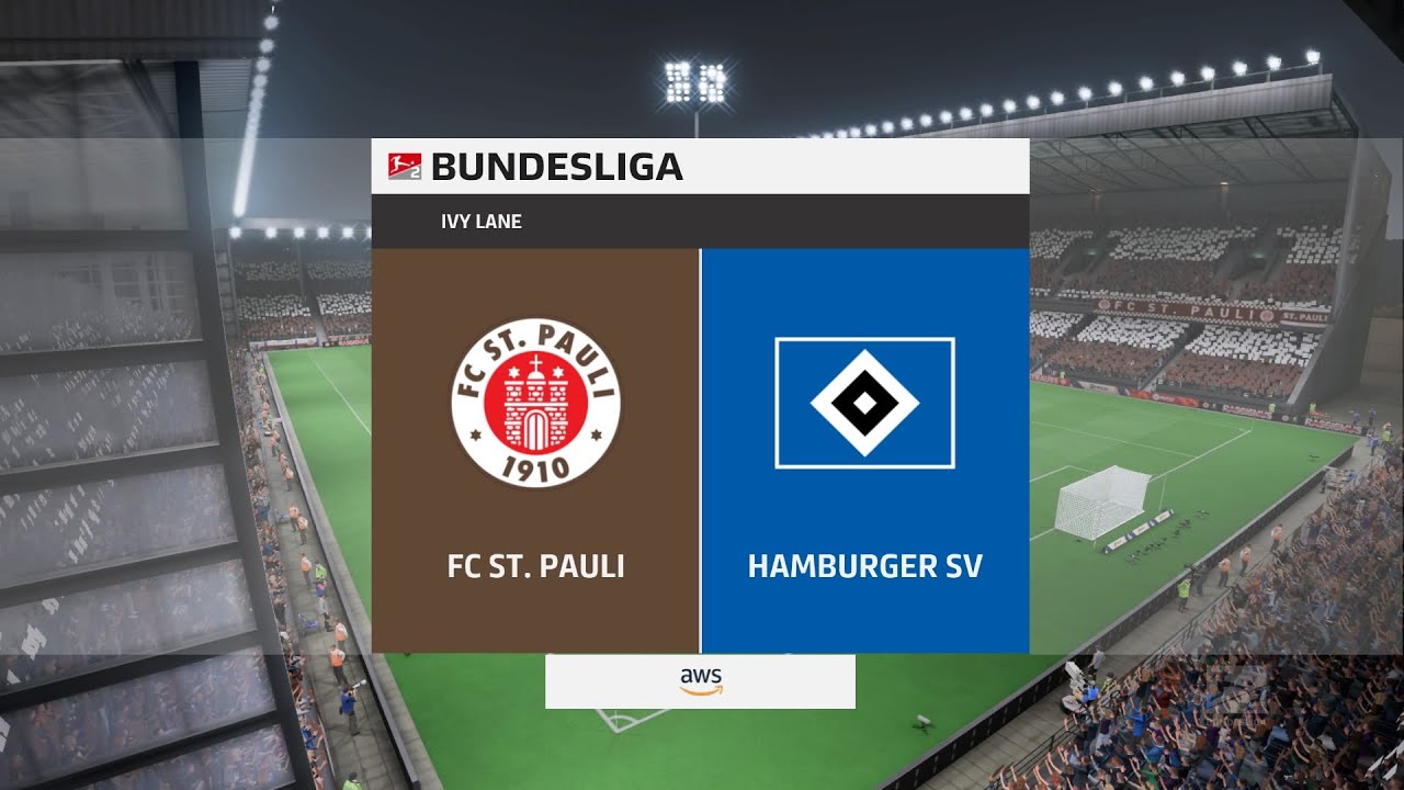 FC St. Pauli vs Hamburger SV (14/10/2022) 2. Bundesliga FIFA 23 - YouTube