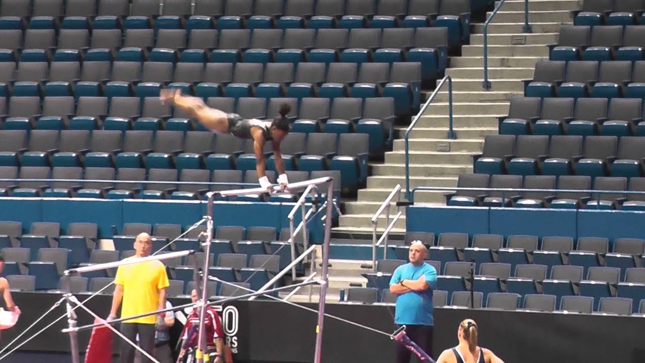 Simone Biles - Uneven Bars - 2013 P&G Gymnastics Championships Podium ...