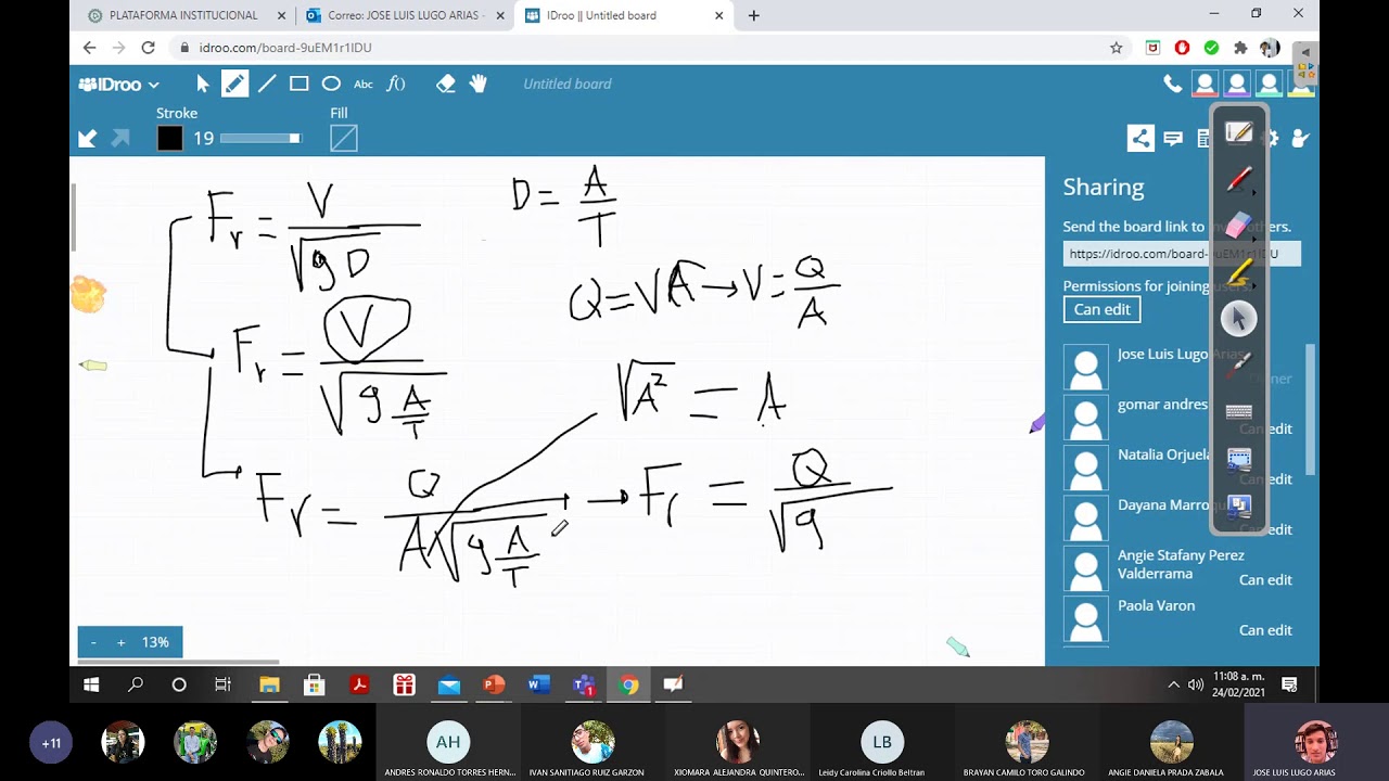 Cálculo del número de Froude-Hidráulica de canales abiertos - YouTube