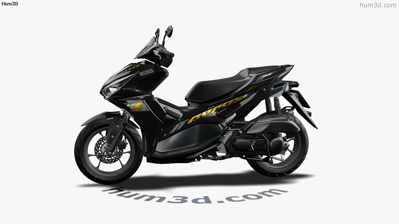Yamaha Aerox 155 2021 3D model by Hum3D.com - YouTube