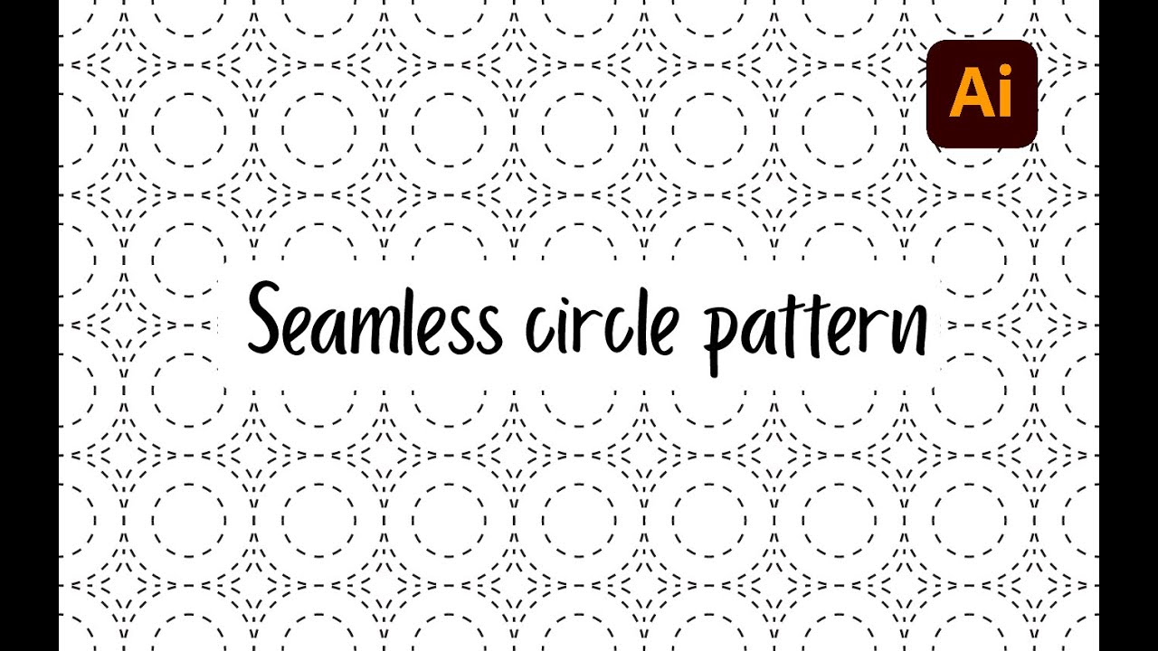 How to create geometric seamless pattern | Adobe Illustrator tutorial ...