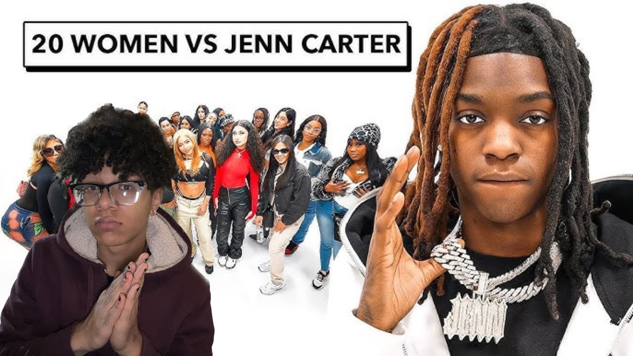 Reacting to 20 WOMEN VS 1 RAPPER: JENN CARTER - dre da goat - YouTube