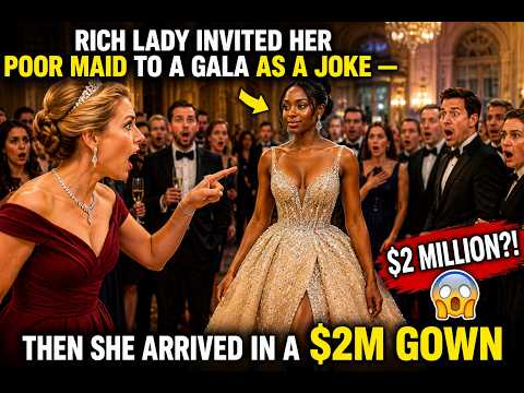 Rich Lady Invited Her Poor Maid to a Gala as a Joke — Then She Arrived in a $2M Gown