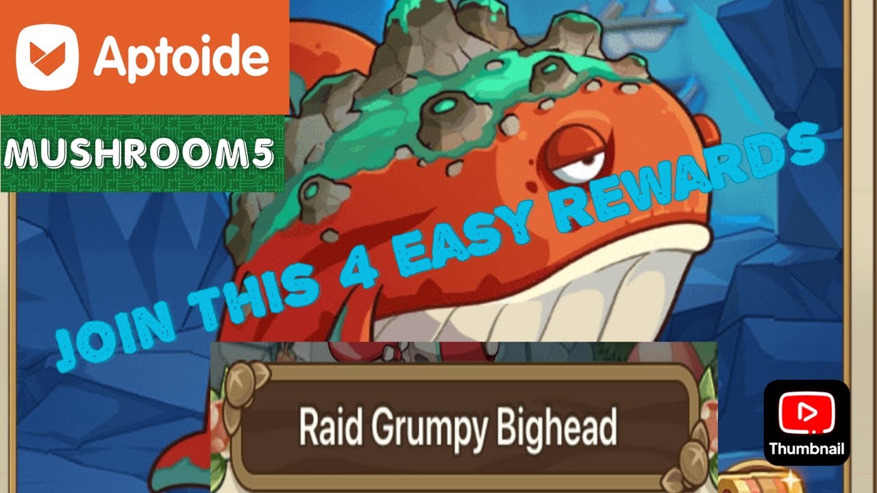 Legend of Mushroom- Grumpy Bighead is easy rewards - YouTube