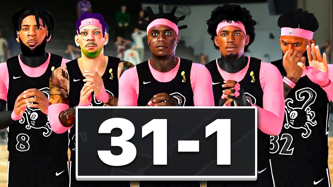 OUR FIRST 5 OUT GAME IS VS A 31-1 TEAM IN NBA 2K25! - YouTube