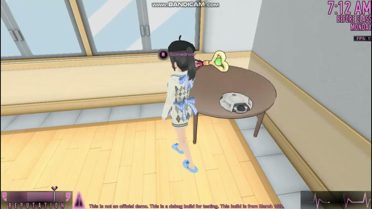 yandere simulator 2018 build - YouTube