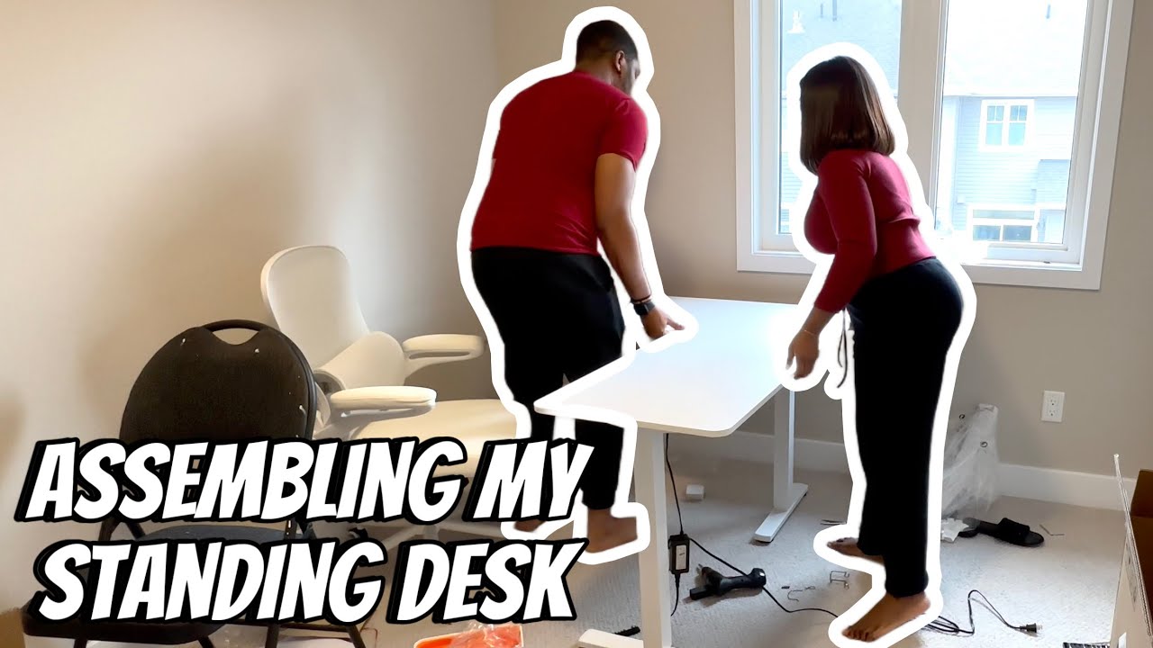 Assembling My Standing Desk - YouTube