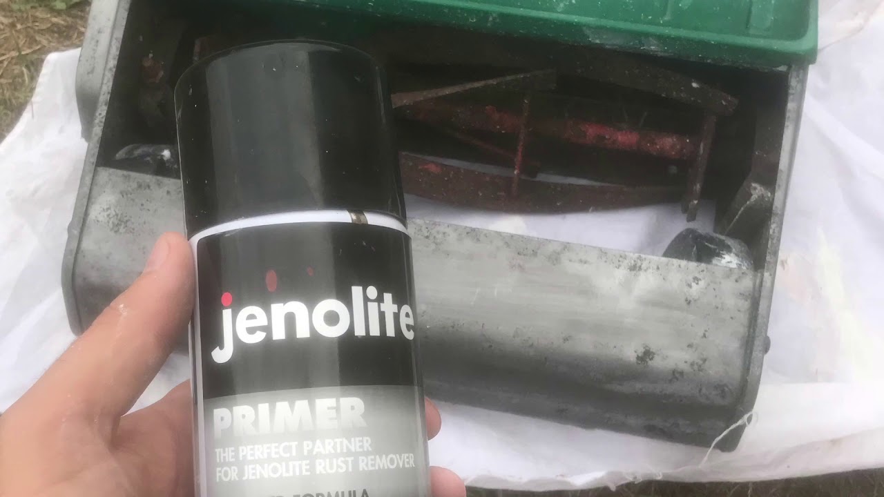 Simple Solution to Removing Rust - Lawn Mower Shell with Rust Remover ...