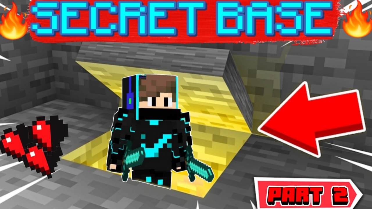 ULTIMATE SECRET BASE ON MY OWN SMP PART-2🔥 - YouTube