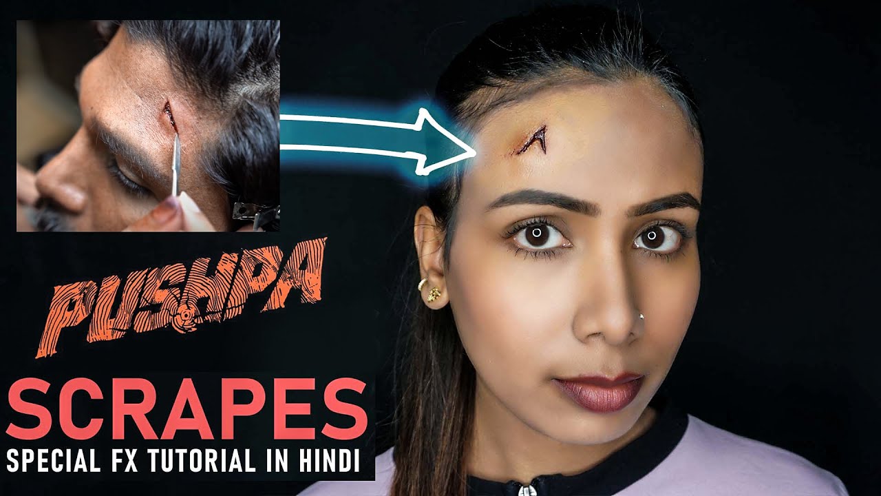 How to do basic FX cut | special FX makeup tutorial in Hindi - YouTube