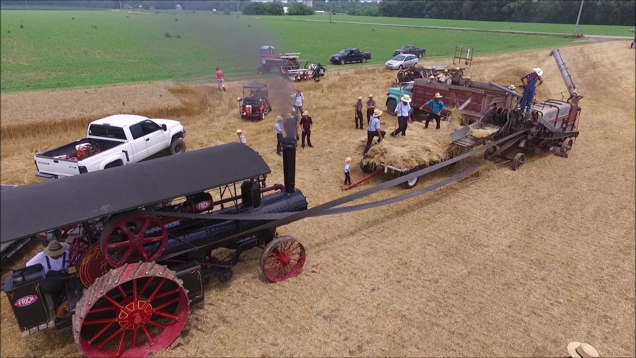 2019 THRESHING DAY MILTON, INDIANA FRICK ENGINE AND HUBER SEPARATOR ...