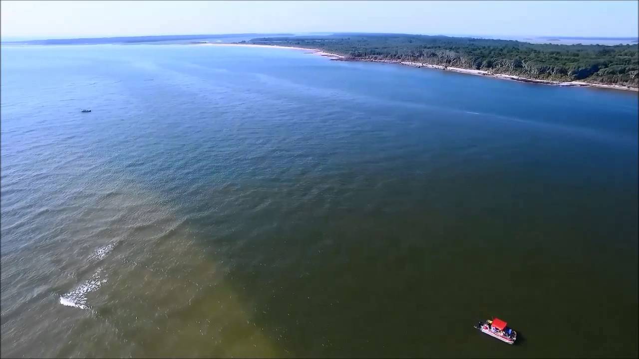 Video from unmanned aerial vehicle in Nassau Sound - YouTube