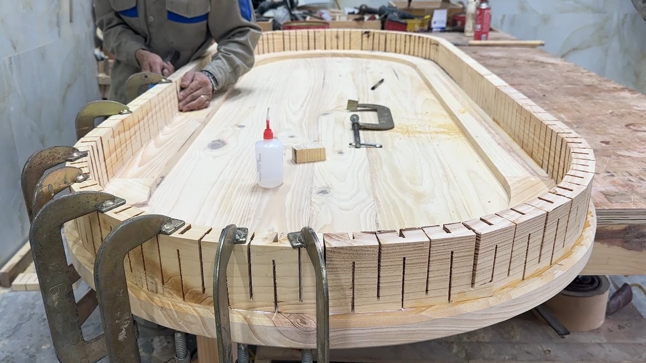 Weekend Woodworking Project for a Super Large Dining Table with ...