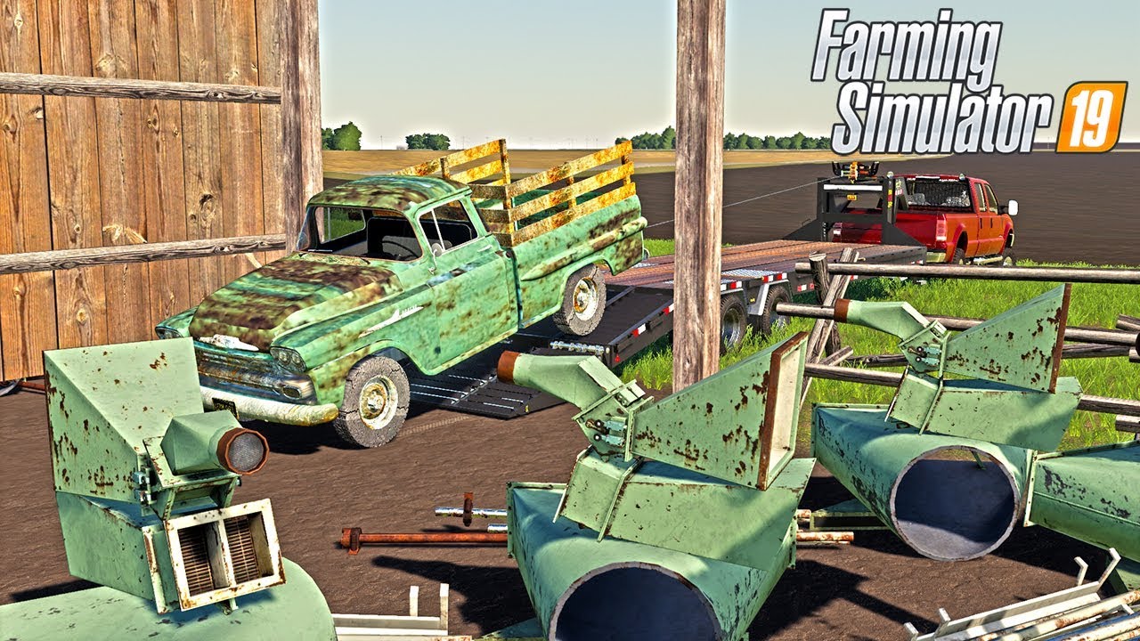 WE FOUND AN OLD CHEVY WORK TRUCK - BARN FIND | FARMING SIMULATOR 2019 ...