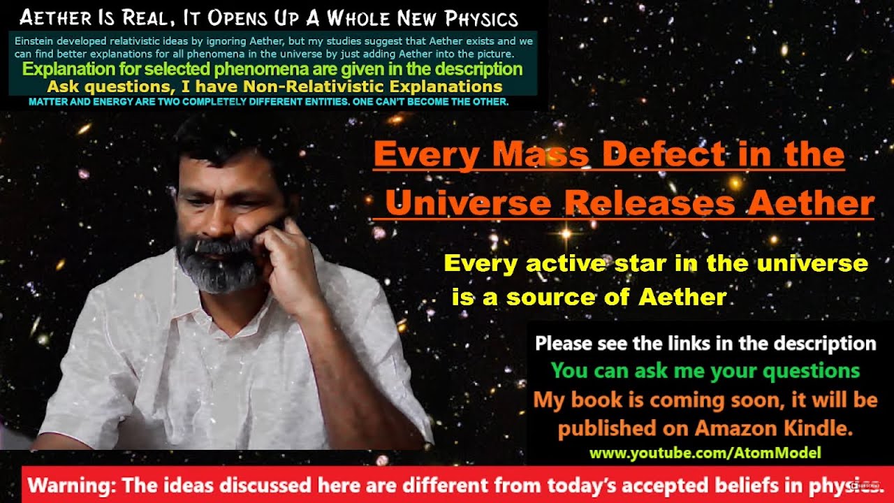Space-filling Aether Exists, It Opens Up A Whole New Physics - YouTube