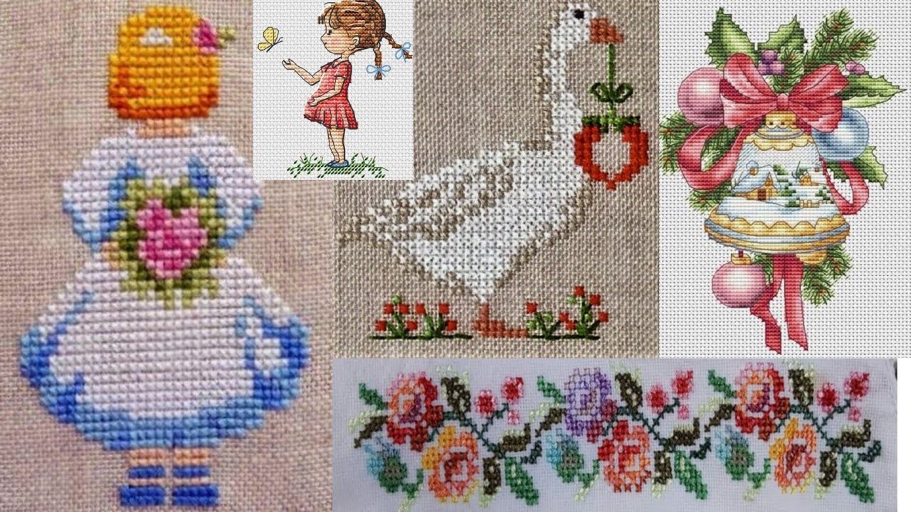 Attractive beautiful cross stitch embroidery design ideas and pattern ...