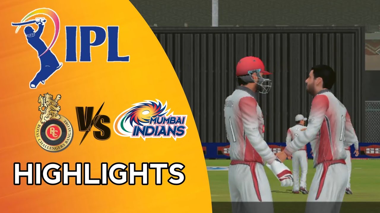 Ipl 2008 | Rcb Vs Mi | Match 11 Highlights | Real Cricket 22 | Ancoster ...