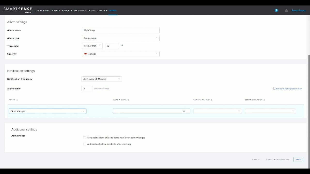 SmartSense — How to Create a Temperature or Humidity Alarm - YouTube