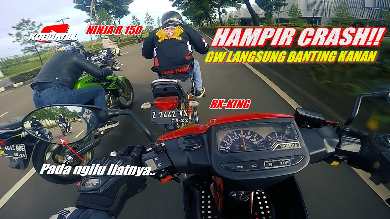 MEPET BANGET !! POSWAN SILUMAN 110 NEMPELIN RX-KING 135 DAN NINJA R 150 ...