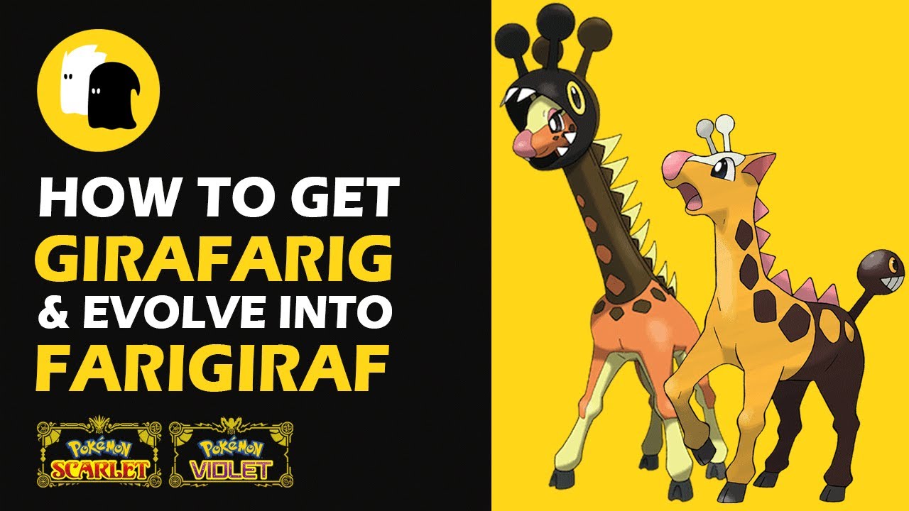 How to Get GIRAFARIG & Evolve Into FARIGIRAF Pokemon Scarlet and Violet ...