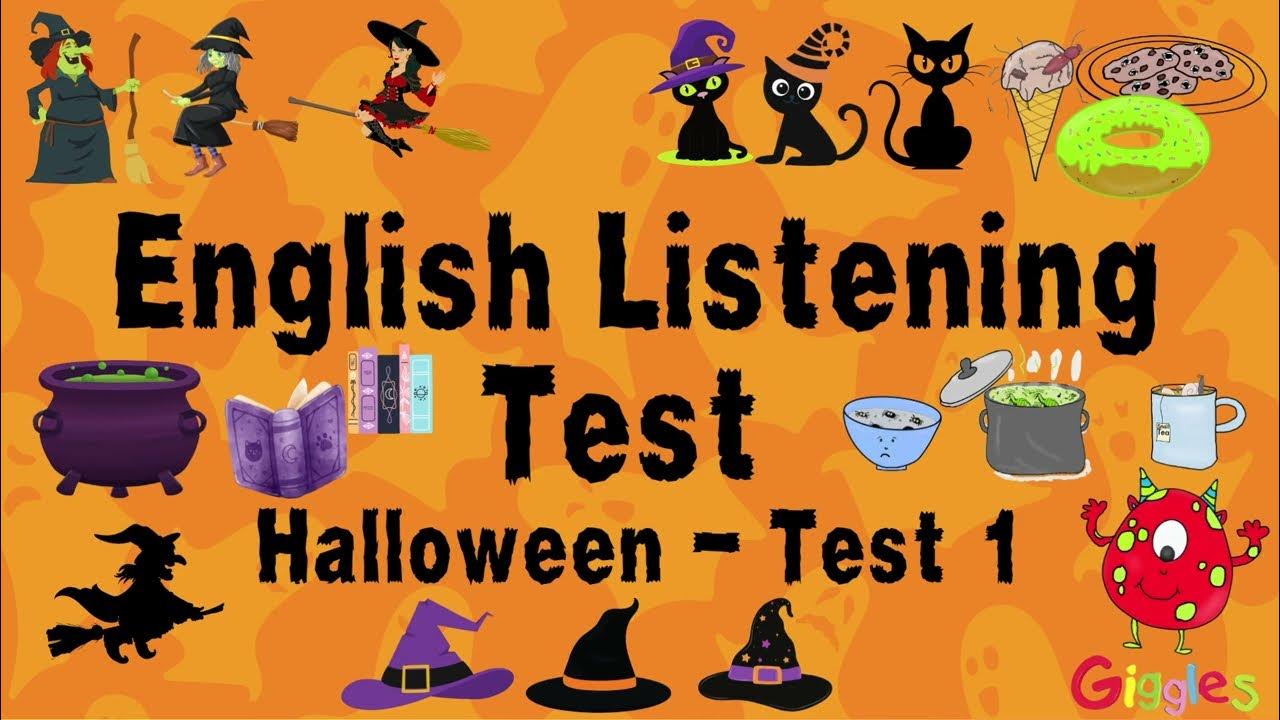 ESL - English Listening Test for Kids - Halloween version - Test 1 ...