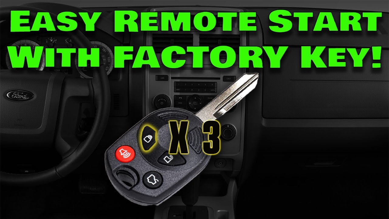 DIY Ford Escape Remote Start Installation: Plug-and-Play Simplicity ...