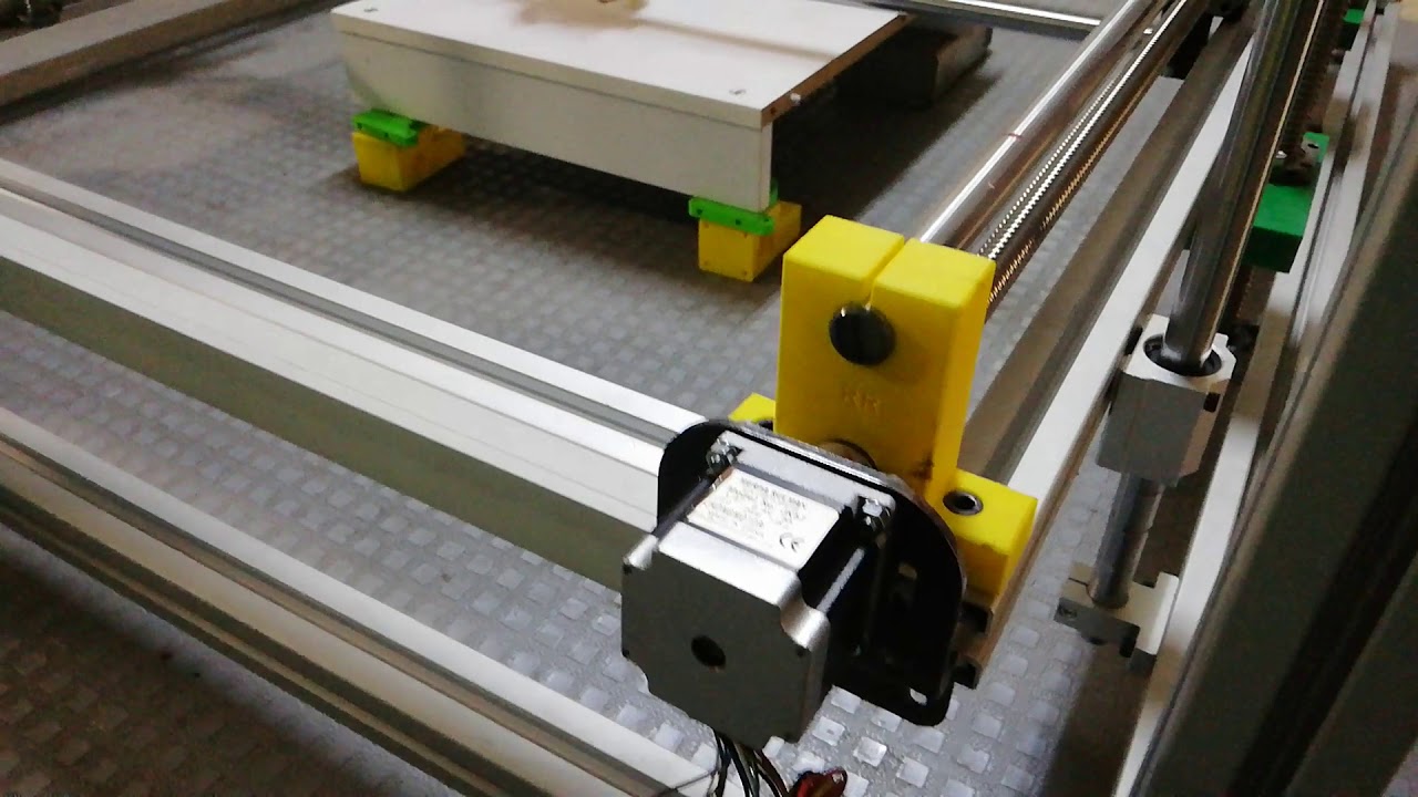 3D large Printer. This is Industrial 3d Printer MAXI 1A test - YouTube