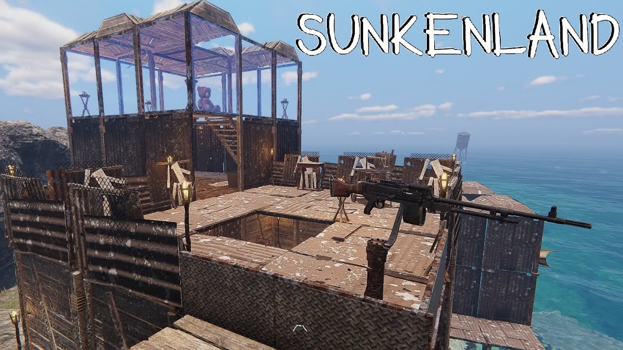 Getting Mounted Gun Defense ~ Sunkenland - YouTube