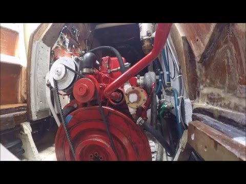 BUKH DV-24 Marine Diesel Engine suffers Salt Water Invasion - YouTube