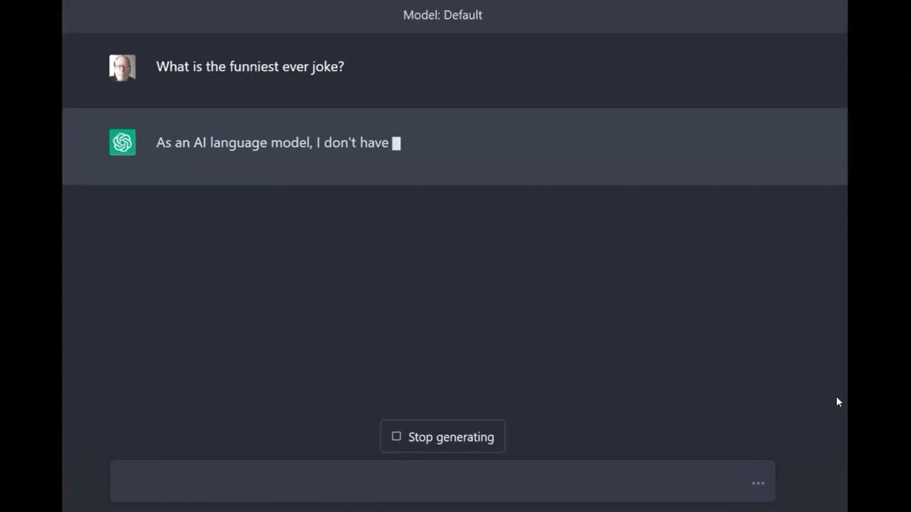ChatGPT Funniest Joke - YouTube