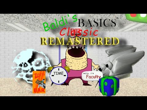 playing a remaster version of baldi's basic's #gameplay - YouTube