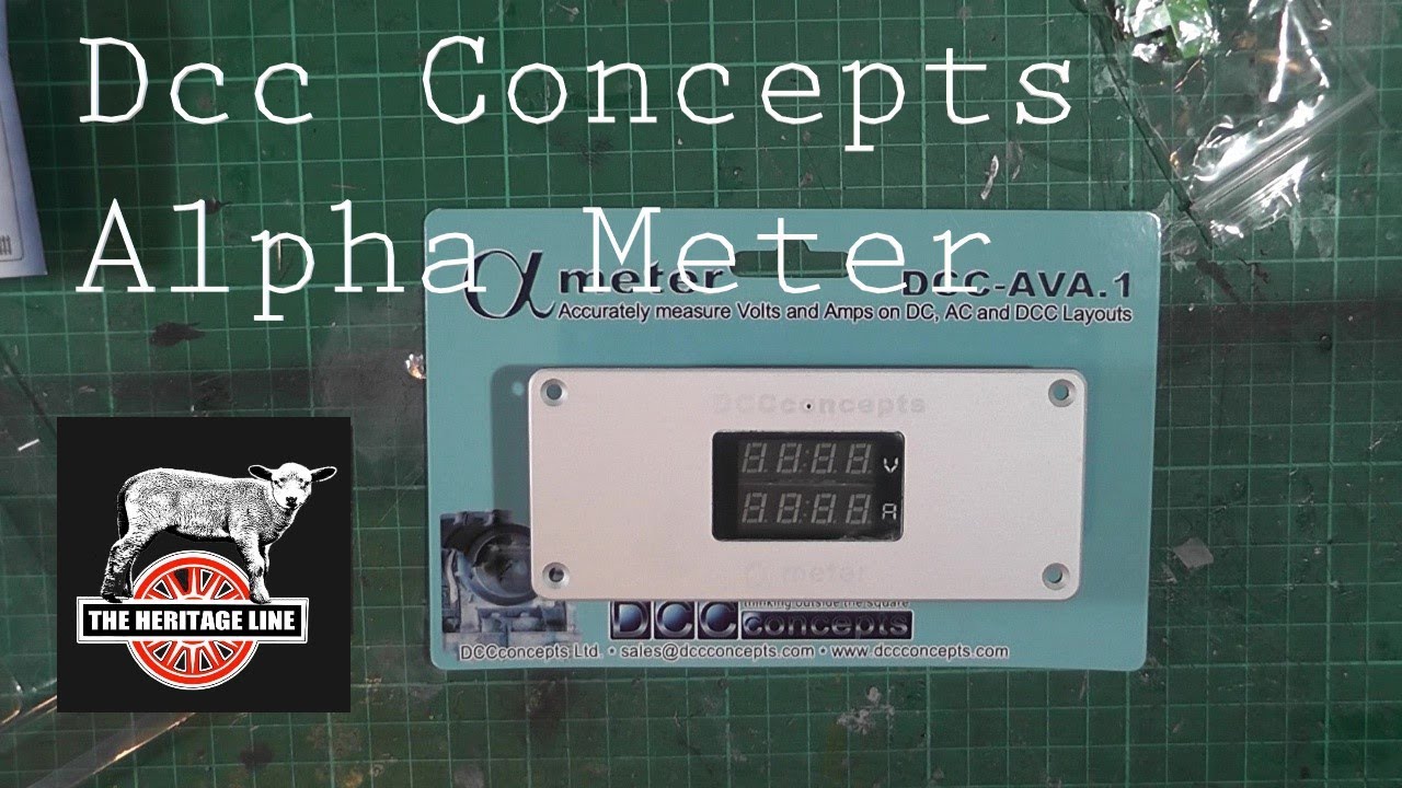 DCC Concepts Alpha Meter - YouTube
