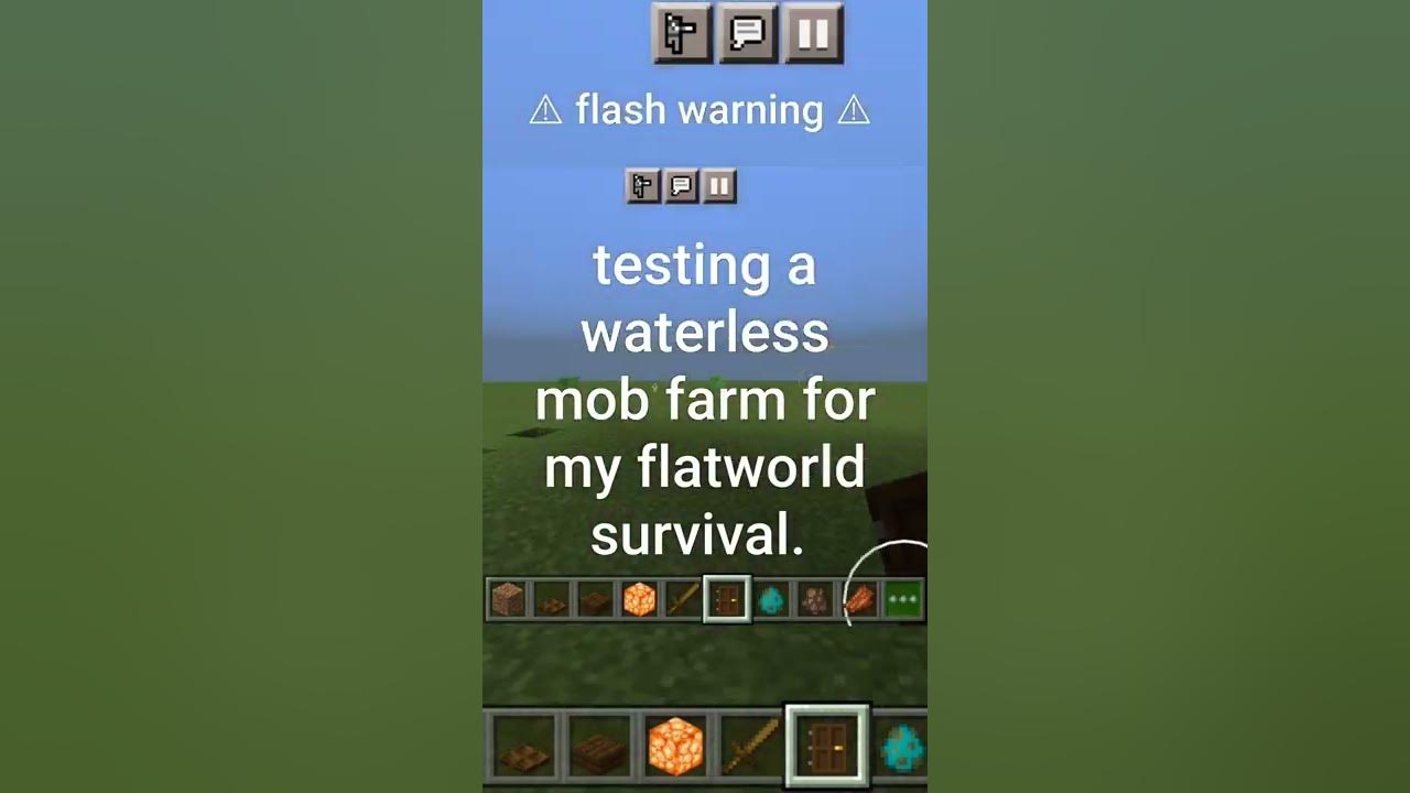 minecraft waterless mob farm - YouTube