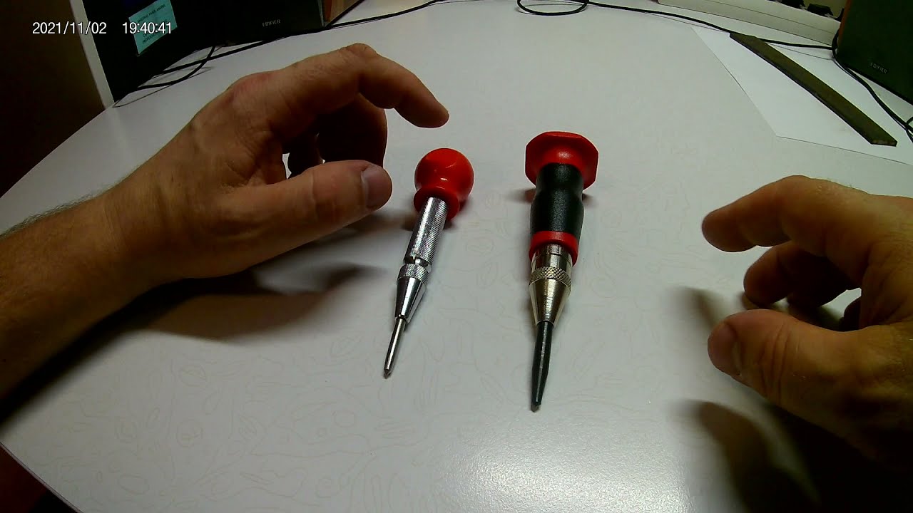 Punctator automat RENNSTEIG 180-250N - YouTube