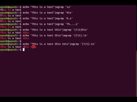Regular Expression | RegEx | Unix | Programming Tutorial - YouTube