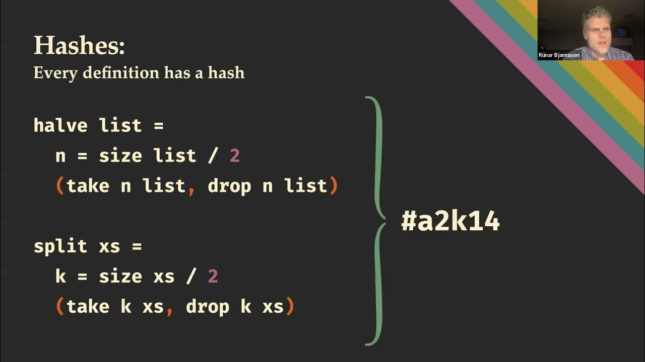 Rúnar Bjarnason, "Unison: A Friendly Programming Language from the Future" - YouTube