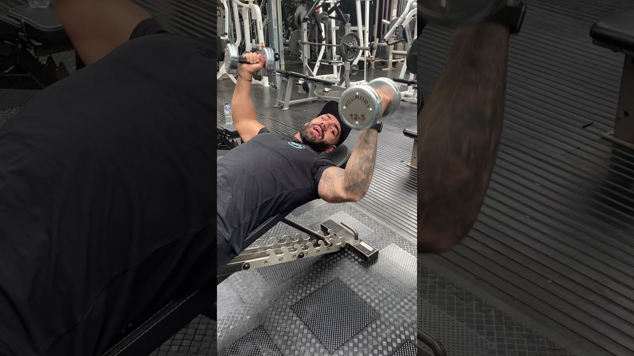 Low Incline Dumbbell Fly - YouTube