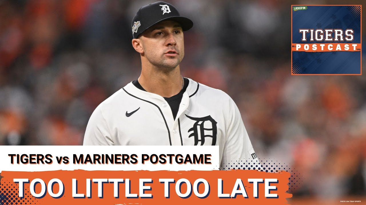 TIGERS POSTCAST: TOO LITTLE TOO LATE. Detroit Tigers LOSE At Home In ...