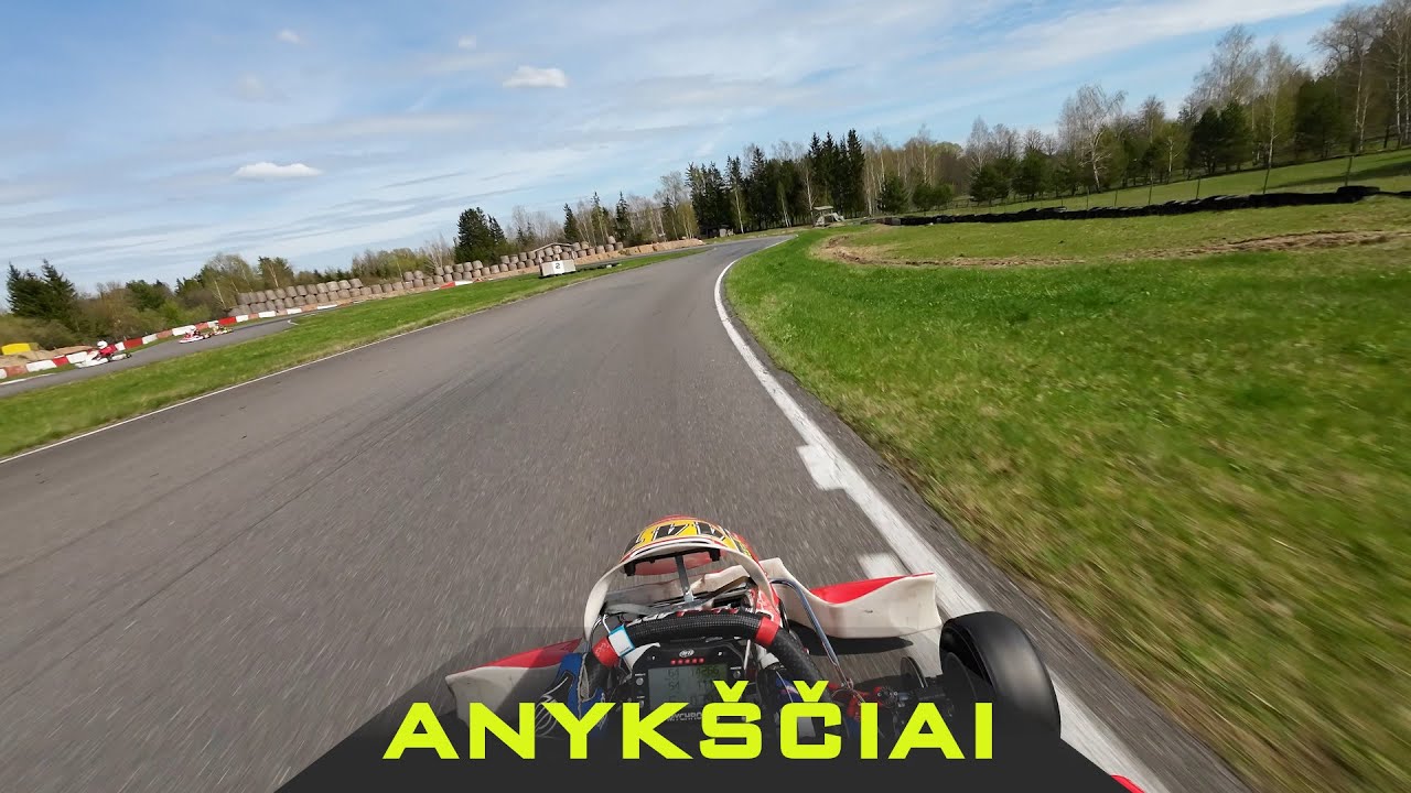 Anykščių kartodromas / Anykščiai Karting Circuit - Onboard with Ragnar ...