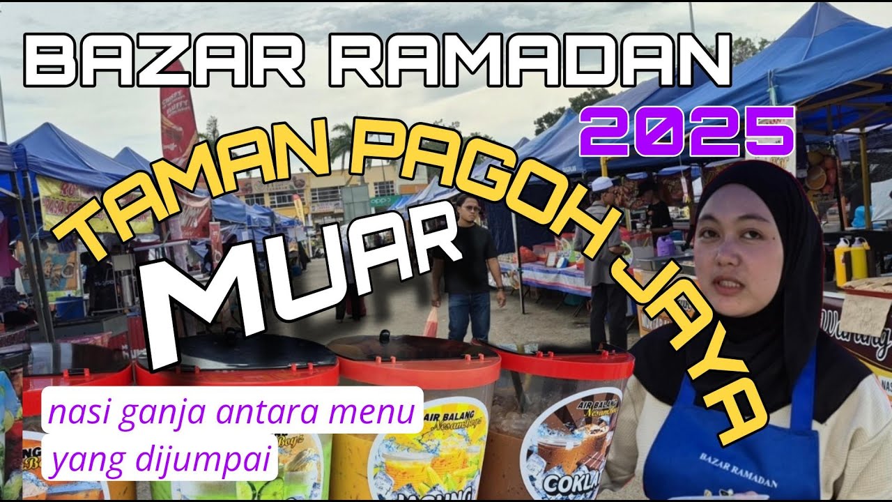 Bazar Ramadan Taman Pagoh Jaya Muar 2025 - YouTube
