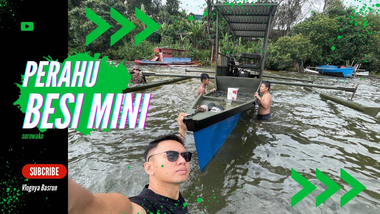 Bikin perahu dari besi - YouTube