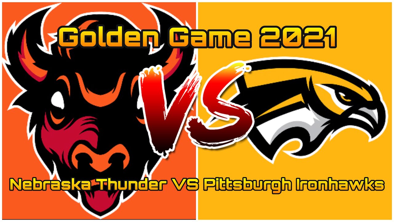 Nebraska Thunder @ Pittsburgh Ironhawks | Golden Game UAFL Season 1 ...