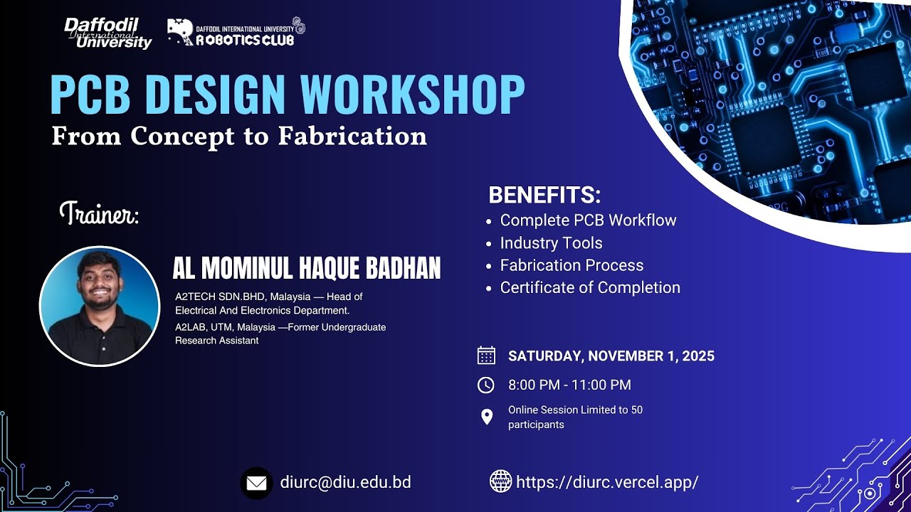 𝐏𝐂𝐁 𝐃𝐞𝐬𝐢𝐠𝐧 𝐖𝐨𝐫𝐤𝐬𝐡𝐨𝐩: 𝐅𝐫𝐨𝐦 𝐂𝐨𝐧𝐜𝐞𝐩𝐭 𝐭𝐨 𝐅𝐚𝐛𝐫𝐢𝐜𝐚𝐭𝐢𝐨𝐧 - YouTube