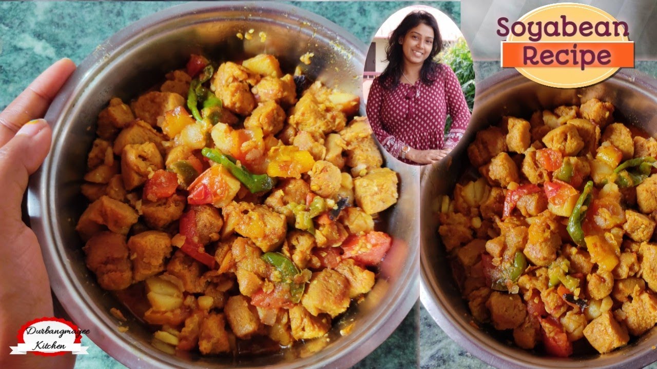 Bengali Style Niramish Soyabean Recipe || Aloo Soya Chunks Curry Recipe ...