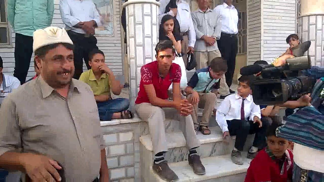 Performing kolahkani ceremony at Mr. Ebrahim Abbaszadeh's wedding in ...