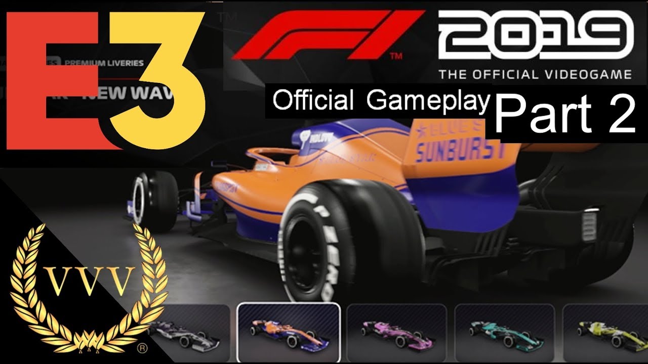 F1 2019 - Menus - Gameplay E3 2019 part 2 - YouTube